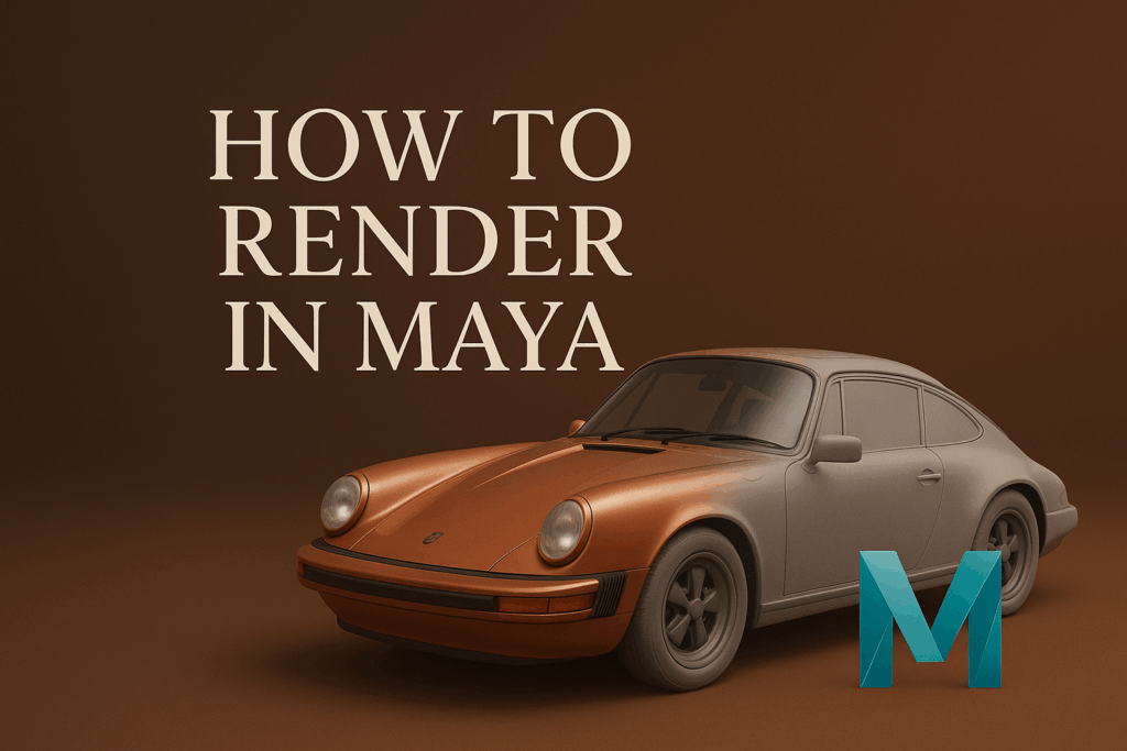 How to render in Maya - A Practical Guide - MaxCloudON