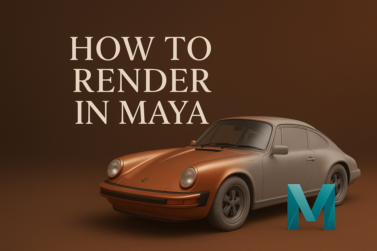 How to render in Maya - A Practical Guide - MaxCloudON